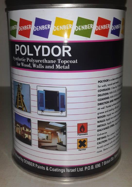 Polydor silky white/colours polyurethane single component paint